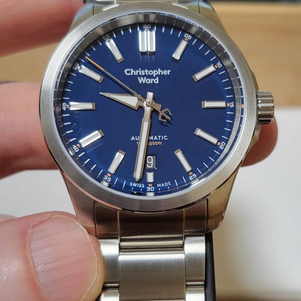 WTS/WTT Christopher Ward C63 Sealander Blue Dial | WatchCharts Marketplace