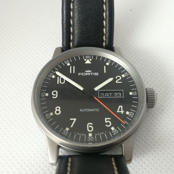 FS: FORTIS PILOT PROFESSIONAL - Swiss automatic day/date watch. ETA ...