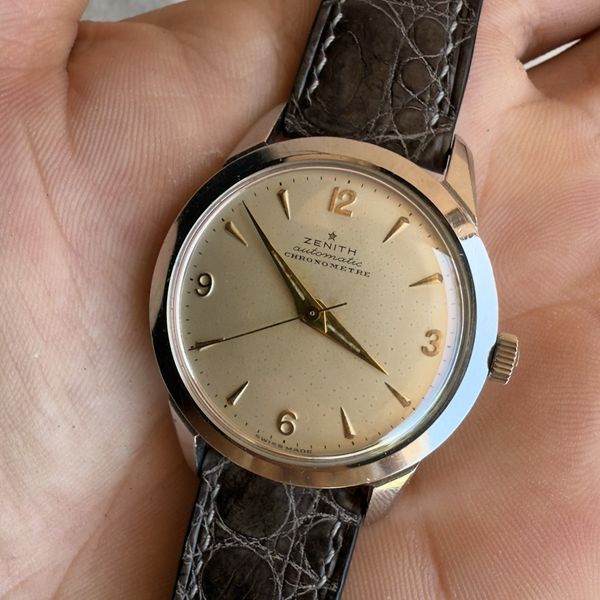 Zenith Chronometre Vintage Watch Automatic Bumper 133.8 | WatchCharts ...