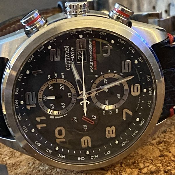 Citizen Limited Edition Radio Controlled World Chronograph 43mm H800 ...