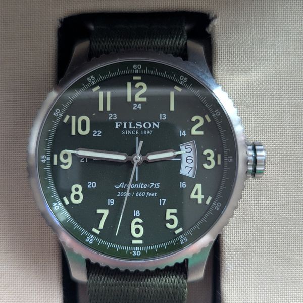 Filson Argonite 715 Diving Watch Sapphire Crystal 20ATM / 600 Feet ...