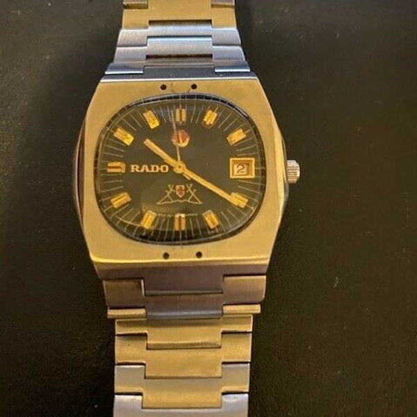 Men's Vintage RADO DAY/DATE STEEL AUTOMATIC Watch | WatchCharts Marketplace