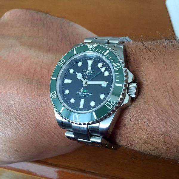 Tisell GMT sub bezel no cyclops | WatchCharts Marketplace