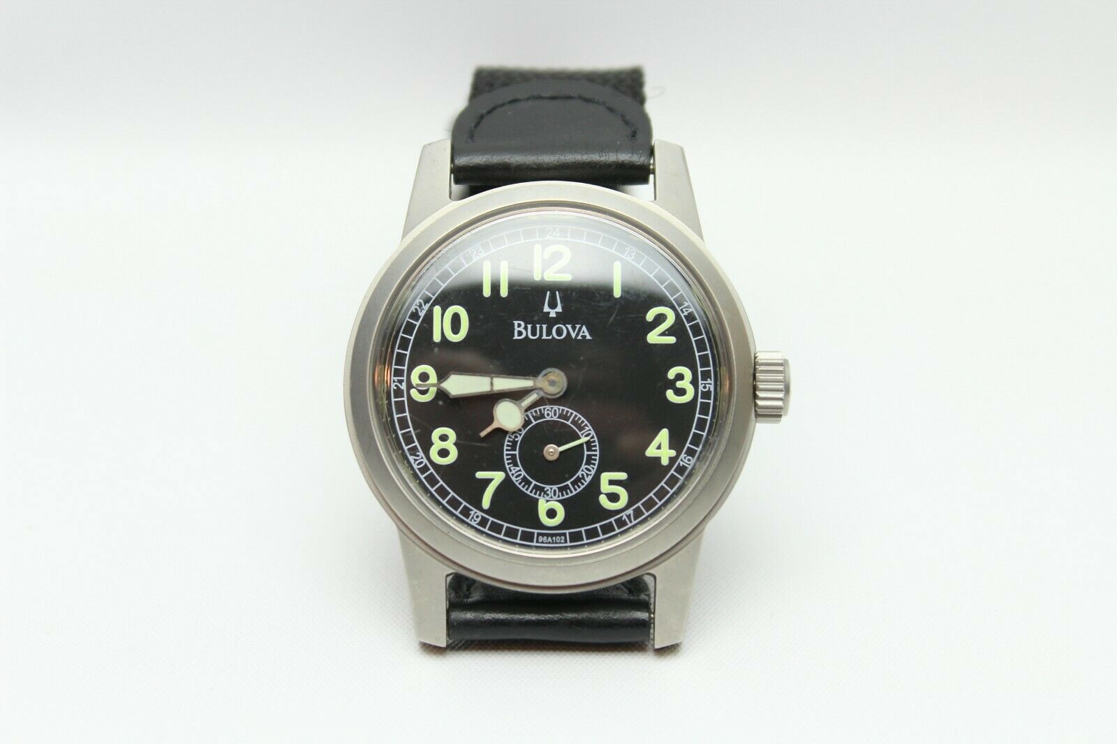 ~AS-IS~ 2008 BULOVA ~HACK~ WWII MILITARY COMMEMORATIVE WATCH 96A102 ...