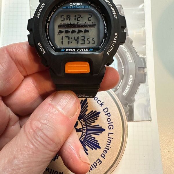 EXTREMELY RARE - Casio G-Shock DW-6600B DPolG German Police - box and ...