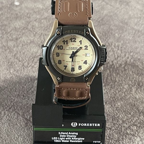 Casio Forester FT-500WC-5BVCF Brown Quartz Watch - New Condition ...