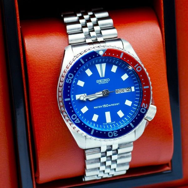 1978 Vintage Seiko Divers 150m Blue Dial 6309-729A Automatic Pepsi ...