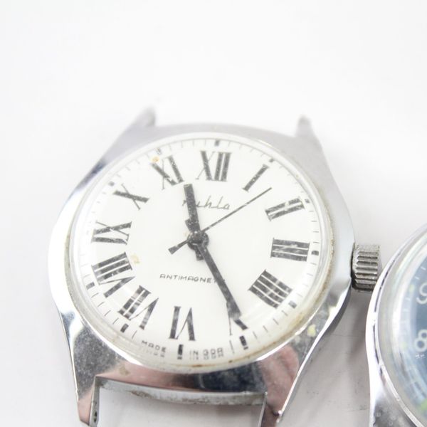 Mens Assorted Watch Heads Mechanical Timex Saxon Etc Working x 4 ...