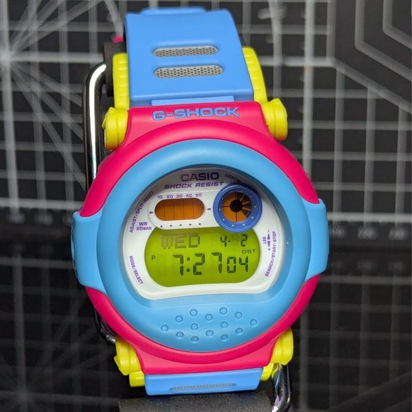 Casio G-Shock ð ¯ð µ G-001 Jason Reprint (2nd Gen) Blue Pink Yellow G ...