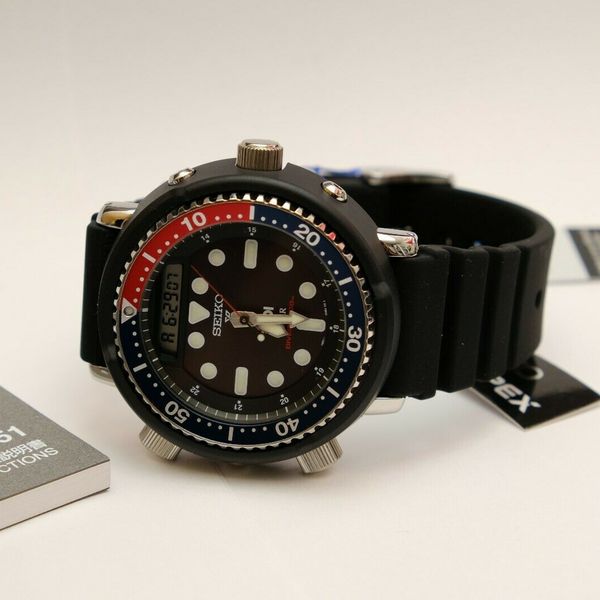 Seiko Prospex PADI Arnie Divers Solar Pepsi SNJ027P1 SNJ027 - Special ...