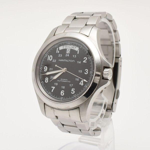 [Exc+5 in BOX] HAMILTON Kaki Field King H644550 Day/Date Automatic ...