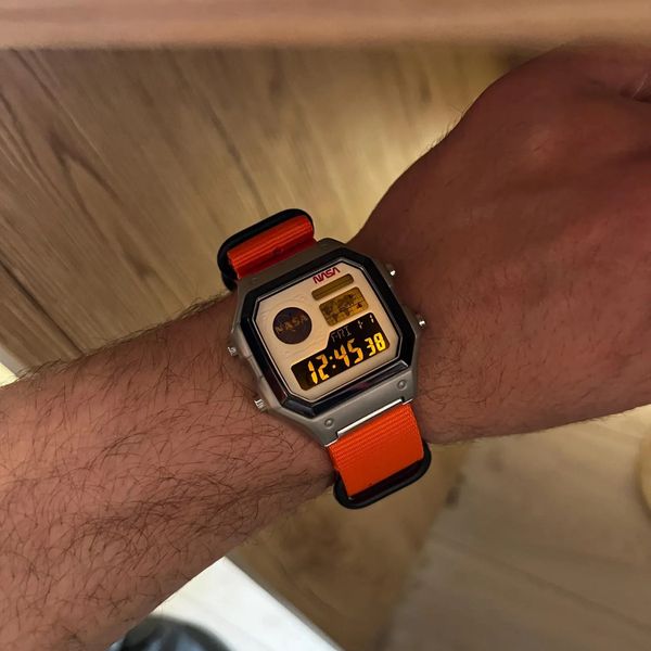 EON â NASAâ Custom Mod â Genuine Casio AE-1200 with CNC Steel Case ...