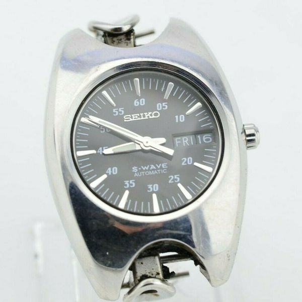 J786 Vintage Seiko S-Wave Automatic Watch 7S26-0210 Original JDM Japan ...