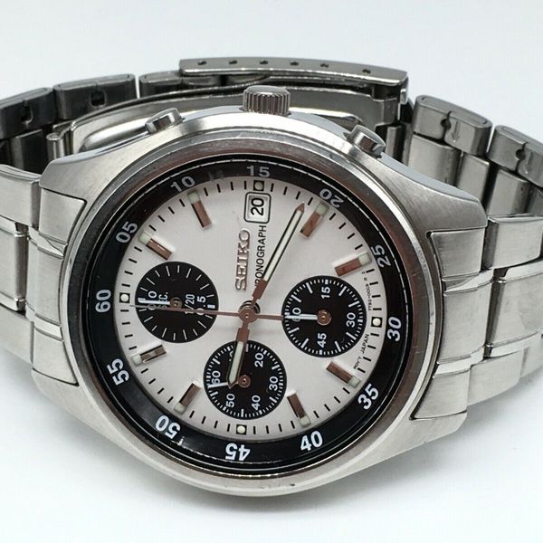 Vintage Seiko Chronograph Panda 7T92-0CC0 Quartz Watch | WatchCharts