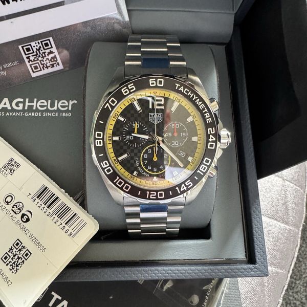Tag Heuer 43mm Formula 1 Chronograph Quartz Men's Watch CAZ101AC.BA0842 ...