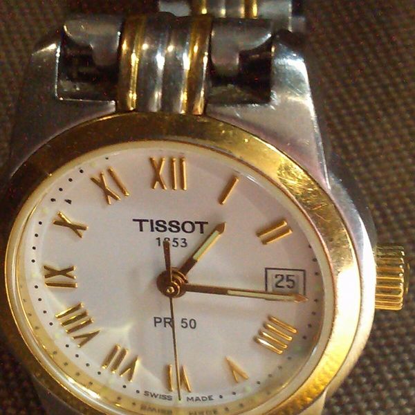 TISSOT 1853 Swiss Made J326/426 LADIES Watch,Dual Color, Sapphire Crystal,WORKS! | WatchCharts ...