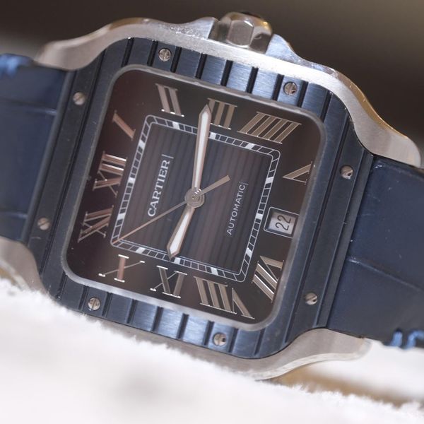 [WTS] Cartier Santos Large Blue PVD (2022) | WatchCharts Marketplace