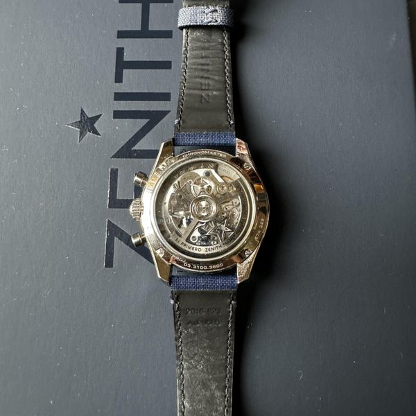 [WTS] Zenith Chronomaster Sport White Dial w/ OEM Fabric Strap and ...