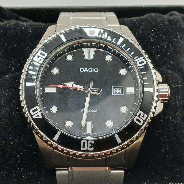 Casio MDV-107 (2784) Diver Collection Watch Black Water Resistant ...