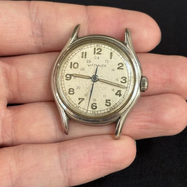 Vintage Wittnauer Cal 11ES 15 Jewels Swiss Military Men’s Watch ...