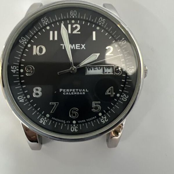 Menâ s Timex Expedition Digital Analog Watch Face Only Indiglo WR 100M ...