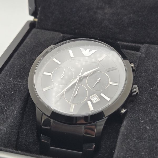 Emporio Armani AR2453 Men`s Stainless Steel Watch | WatchCharts Marketplace