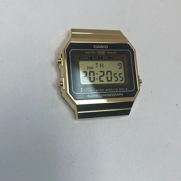 Casio A700WG-9A Vintage Series Gold Tone Stainless Steel Bracelet ...