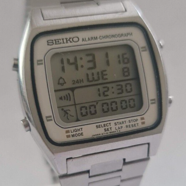SEIKO A714-500A "Running Man" Animated Icon Alarm Digital Watch - Japan ...