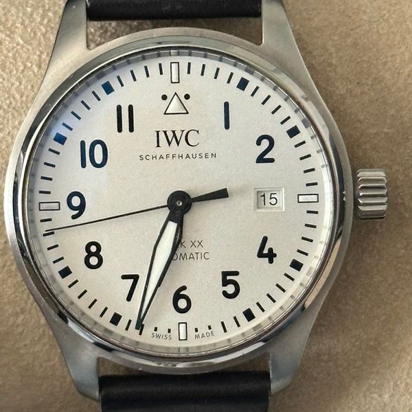 FSOT: IWC Mark XX, white face on bracelet with OEM strap and buckle ...