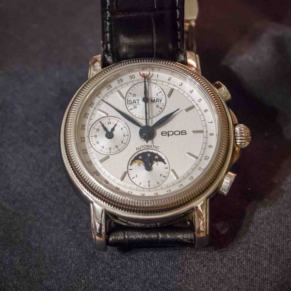SOLD - Epos triple date moonphase chronograph | WatchCharts Marketplace