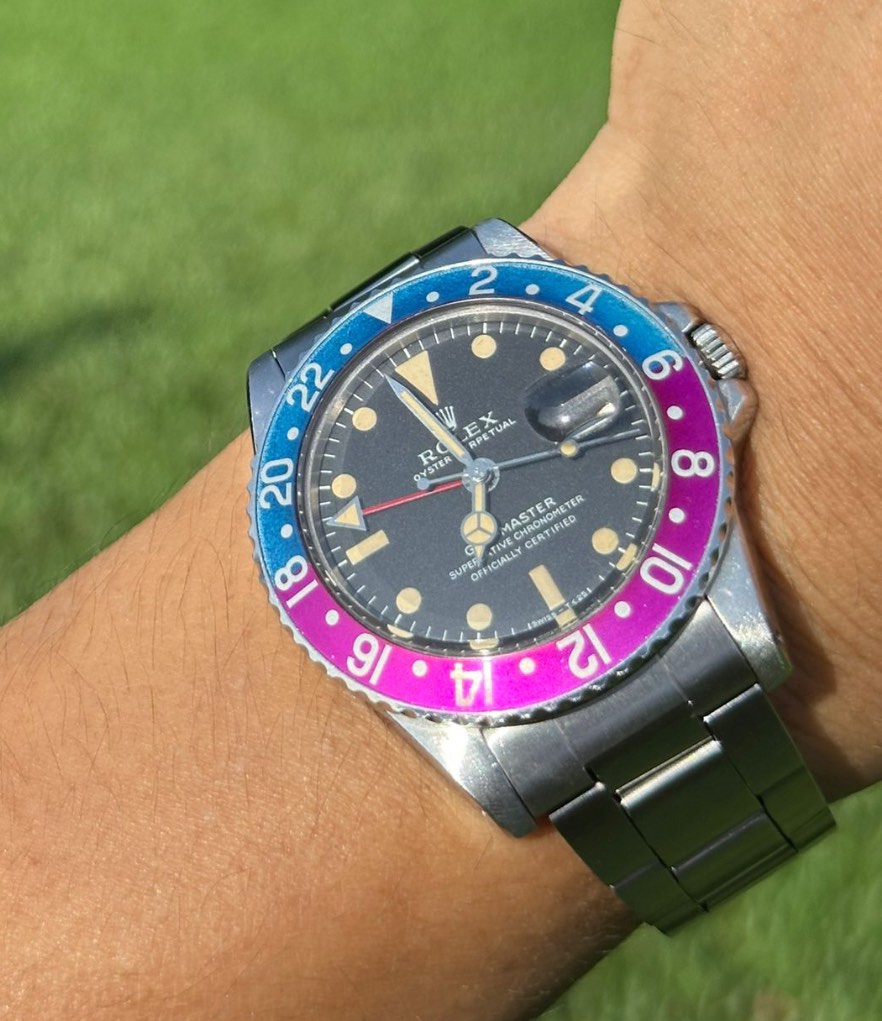 Rolex GMT Fuchsia 1675 insert | WatchCharts Marketplace
