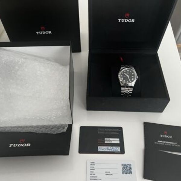 TUDOR Royal Men's Black Watch - 28500 | WatchCharts Marketplace