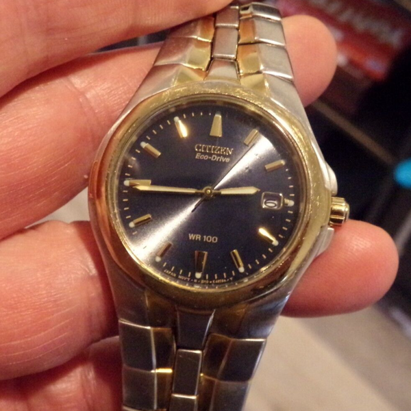 Men's CITIZEN "Eco-Drive" Solar Powered Watch - Works Great ...
