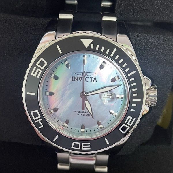 Invicta Pro Diver Mother of Pearl Menâ s Watch (Model 23067 ...