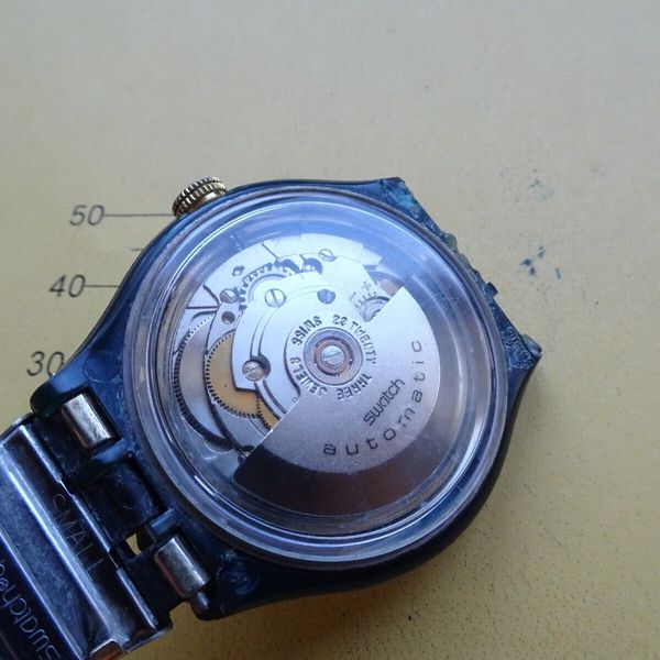 Vintage old RARE MECHANICAL SWISS Watch SWATCH AUTOMATIC 23 J FOR PARTS | WatchCharts Marketplace