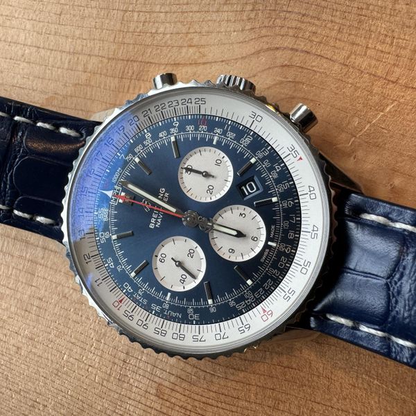 [WTS]: Breitling Navitimer B01 46mm - Blue Dial, Original Blue ...
