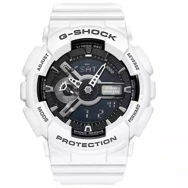 New G-Shock Men's Watch White Strap Digital Chronography Watch GA110GW ...