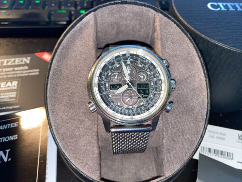 Citizen Eco Drive Mens Navihawk Watch JY8030-83E Boxed Mint | WatchCharts