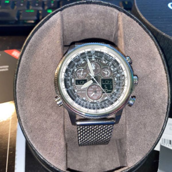 Citizen Eco Drive Mens Navihawk Watch JY8030-83E Boxed Mint | WatchCharts