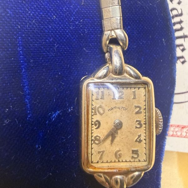 Hamilton Gold Watch with Case | WatchCharts Marketplace