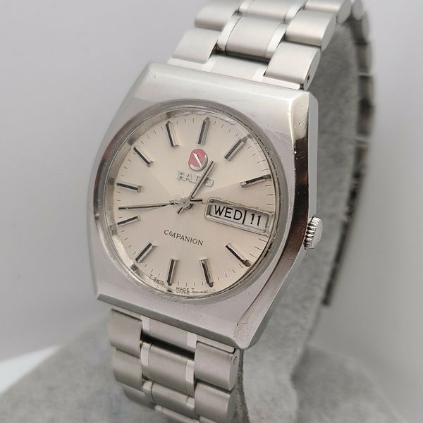 Vintage Rado COMPANION 603-3202-4 Men's automatic watch，day/date ETA 2879 1970s | WatchCharts ...
