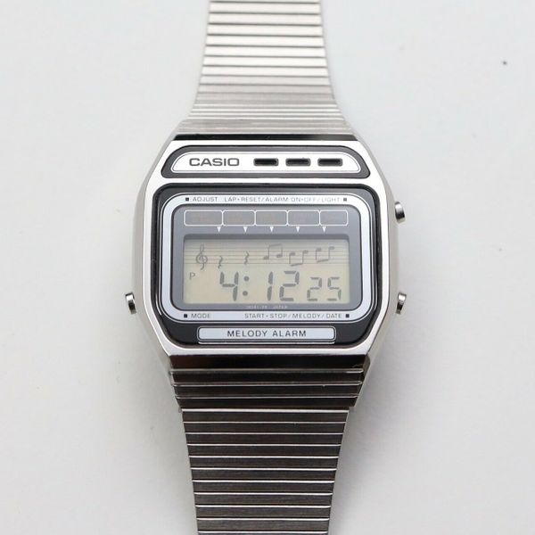 Rare Vintage Casio Melody Digital Watch 82H105 Mint Condition ...