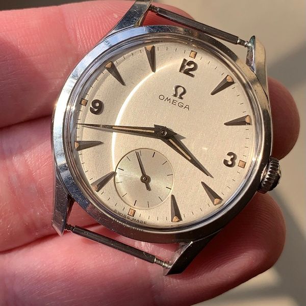 FS 1951 Omega 2639-7. FANTASTIC dial. LOVELY lume. AMAZING case. BIG ...