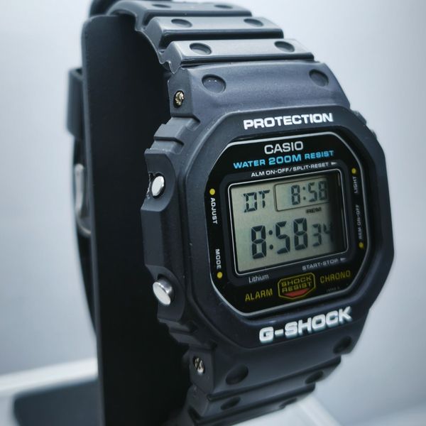 Vintage Casio G Shock DW-5600C-1V SCREWBACK 200M 901 Mod (1991) Men ...