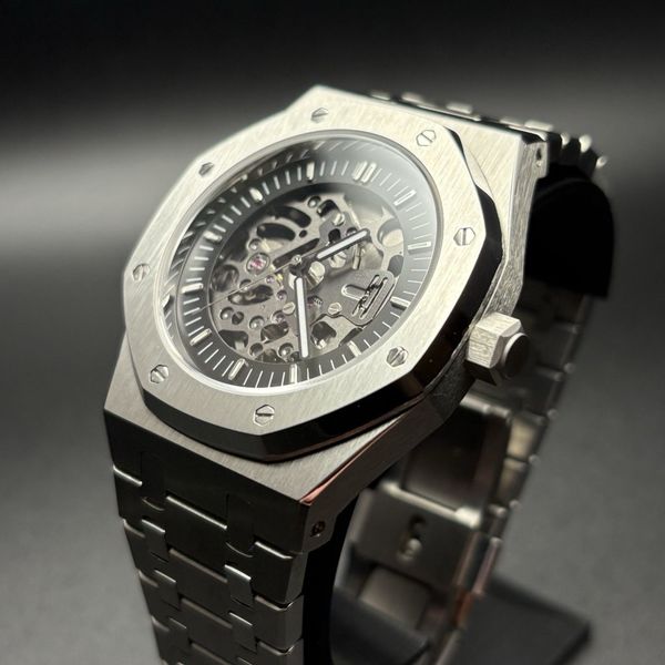 Custom Skeleton Seiko Mod Automatic Watch 42mm | WatchCharts Marketplace