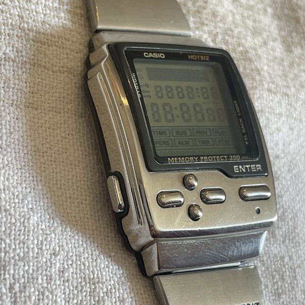Casio Hotbiz DB-2000 Memory Protect 200 Vintage Watch | WatchCharts ...