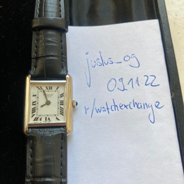 [WTS] Rare Chopard Tank 18k | Ref. 5054 | WatchCharts Marketplace
