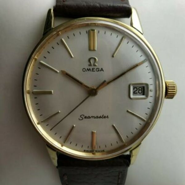Vintage Omega Seamaster Calibre 613 Date Hand Winding 40 Microns Men's ...
