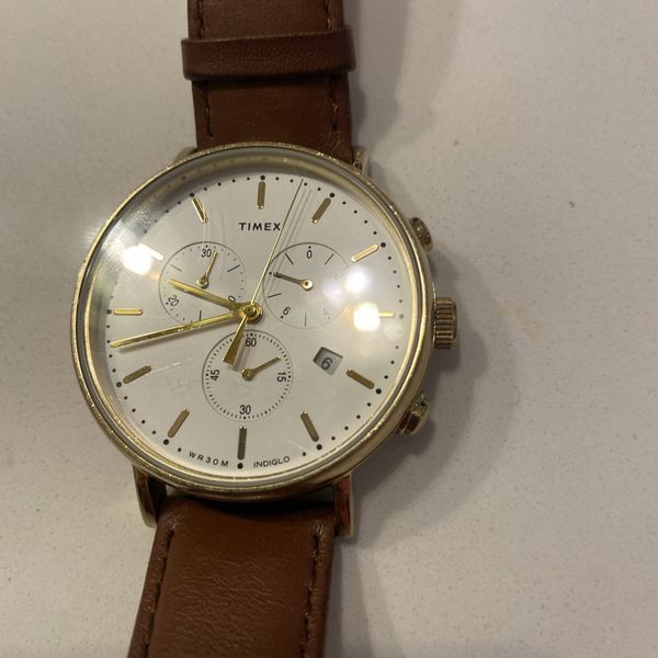 Timex Fairfield Weekender Menâ s Watch With Brown Leather Strap ...