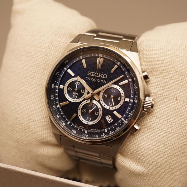 [WTS] Seiko Selection SBTR033 8T63 S-Series Dark Blue Dial Quartz Chronograph Watch - $135 ...
